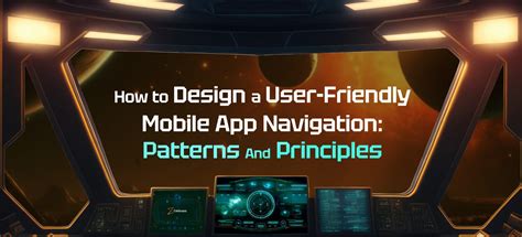How To Design A User Friendly Mobile App Navigation Patterns Principles