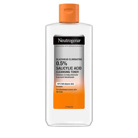 Neutrogena Blackhead Eliminating Cleansing Toner 200ml HEMLOCK PHARMACY