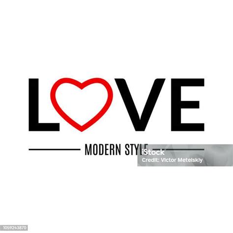 마음으로 현대적인 스타일 슬로건 또는 활판 인쇄 인쇄 디자인을 사랑 해요 T셔츠 및 의류 사랑 배너 포스터 또는 게시에 대 한
