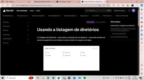 Dúvida Meu Projeto Não Está Indo Pro Ar Com O Vercel Html E Css