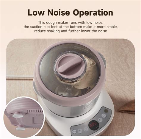 Bear Electric Dough Maker With Ferment Function 3 7qt Compact Dough Machine For Pizza And Bread