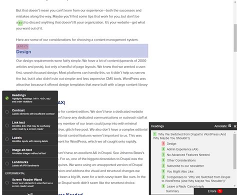 Finding Heading Errors On Your Website Blog Mrw Web Design