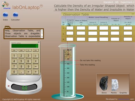 Determine The Density Of Objects Having Irregular Shape Labonlaptop
