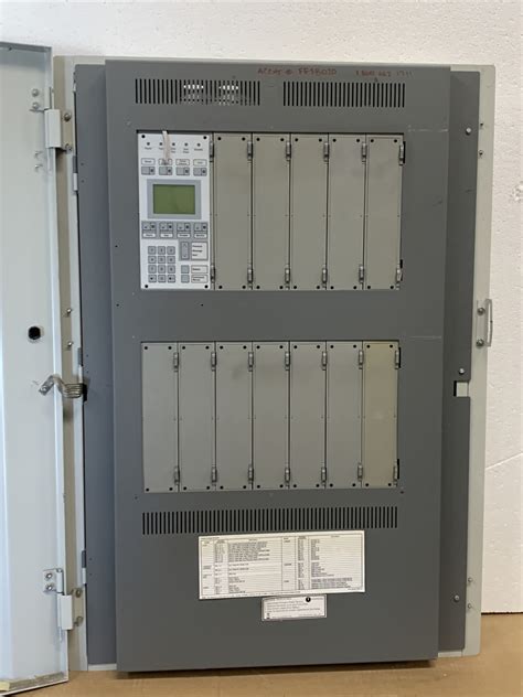 Edwards Est3 Fire Alarm System Control Panel Cpu Display 12 Slots