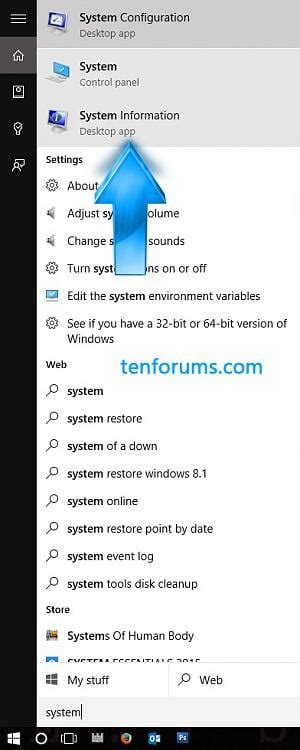Create System Information File In Windows 10 Tutorials