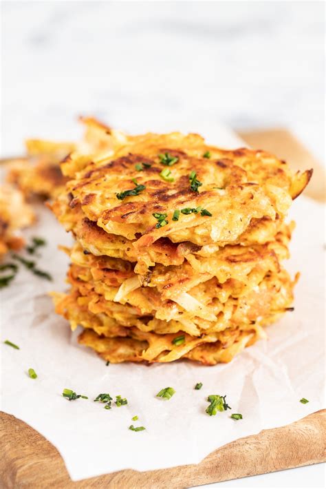 Crispy Parsnip Carrot Fritters The Natural Nurturer