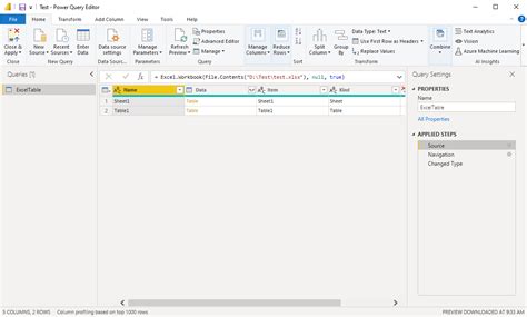 Get Excel Data Into Power Bi Using Sharepoint Odatalink