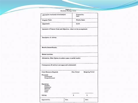 Zero Base Budgeting Pptx