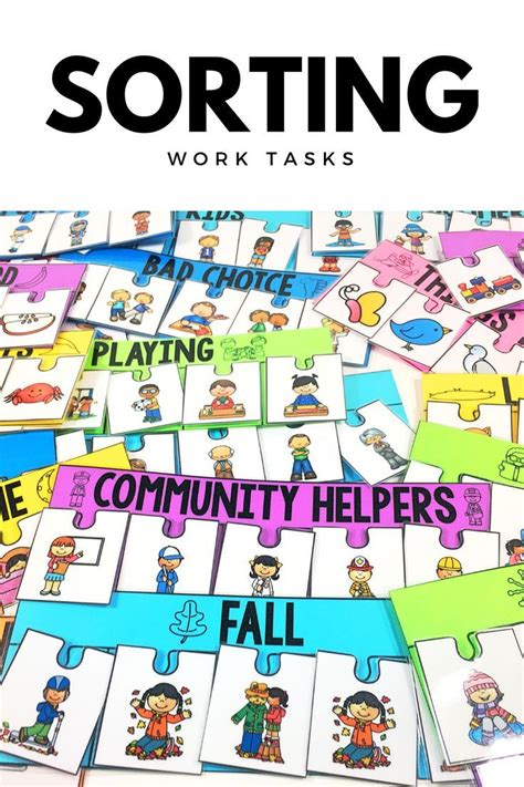 Easy Prep Anytime Sorting Tasks Life Skills Curriculum Special