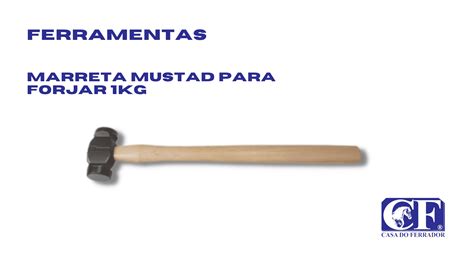 Casa Do Ferrador Marreta Mustad Para Forjar 1kg