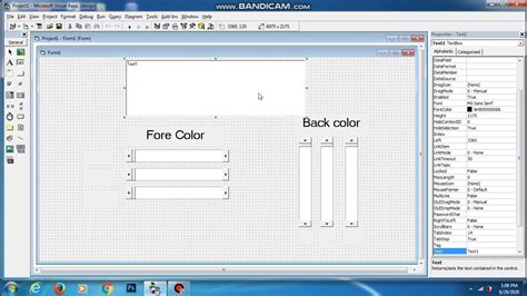 Visual Basic 11th Class Scrollbar Youtube