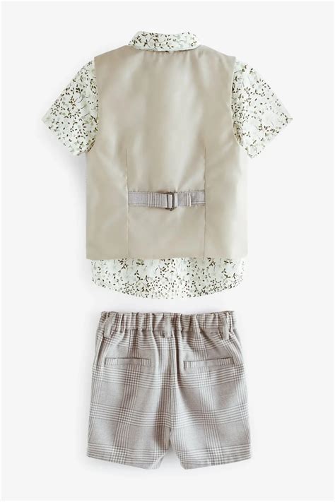 ست لباس مجلسی پسرانه با جلیقه لی لی نی کیدز