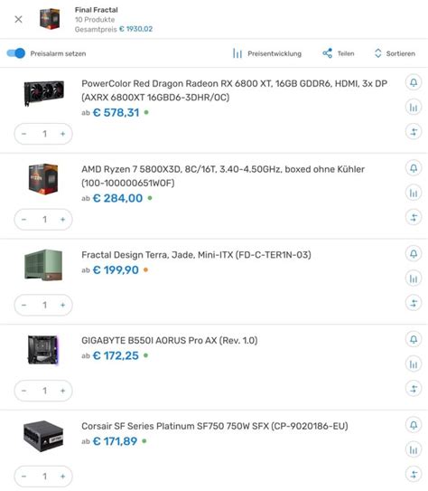 Fractal Terra 5800x3d 6800 Xt Fan Config R Sffpc