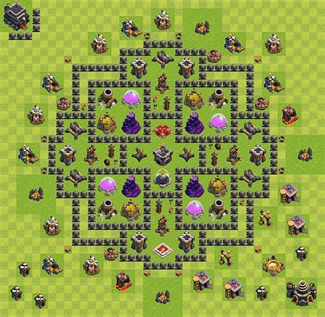 Base Coc Kuat Th 9 Game Coc