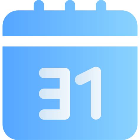 Date Generic Flat Gradient Icon