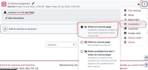 How To Create An Assignment In Moodle Learning And Teaching