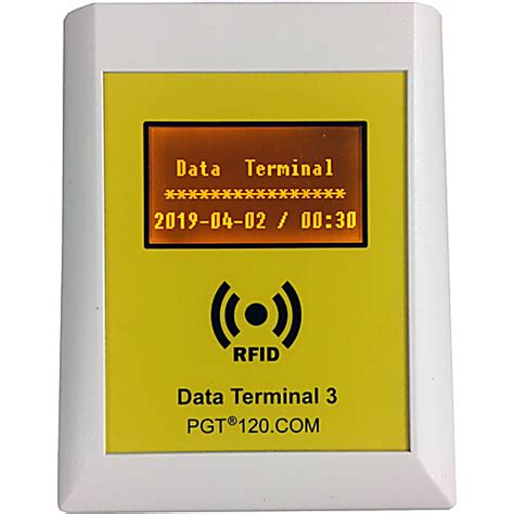 Data Terminal With Integrated Rfid And Screen For Pgt120 Com