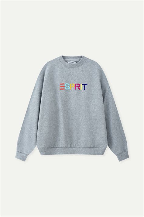 彩色刺繡 Logo 圓領衛衣 Esprit Hk