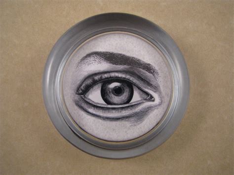 Left Eye Paperweight Eye Art Eye Illustration Glass Paperweight