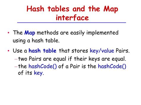 ppt efficient hash table implementation for distinct integer storage powerpoint presentation