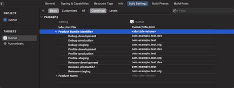 how to set up flavors for a flutter application