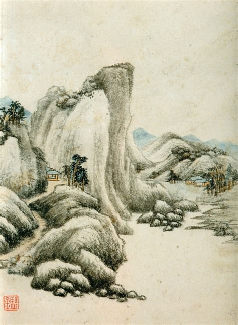 摹古山水图之一 国画欣赏 国画 历代国画艺术长廊