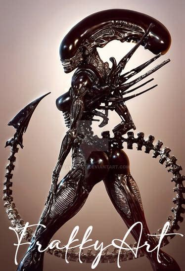 Alien Xenomorph Girl 0002 By Frakkyart On Deviantart