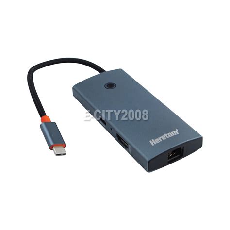 Used 6 In 1 Typec Hub With 4khdmi Usb Pd100w Charging Rj45 Ethernet Connector Ubb Threads