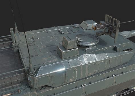 3d Model 2 Coatings Of Jsdf Type 10 Main Battle Tank Mbt Vr Ar Low