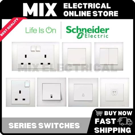 Schneider Vivace Series Switches 13a Switch Socket Plug Socket Tv Astro Telephone Cat5e
