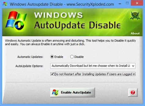 Windowsautoupdatedisable Screenshot