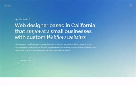 Kevin Dakin Website Is A Web Design Inspiration