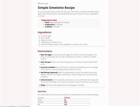Frontend Mentor Recipe Page Using Pure Html And Css Coding Challenge Solution