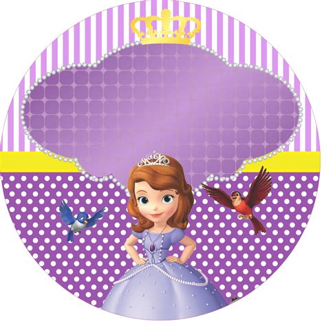 Adesivo Sacolinha Princesa Sophia Sofia The First Princess Sofia