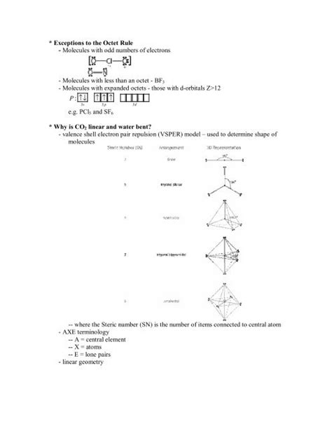 Exceptions To The Octet Rule Molecules With Odd Numbers Of