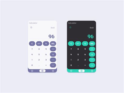 Calculator Ui On Behance