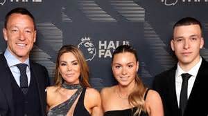 John Terry And Wife Toni Pose With Their Lookalike Twin Son And