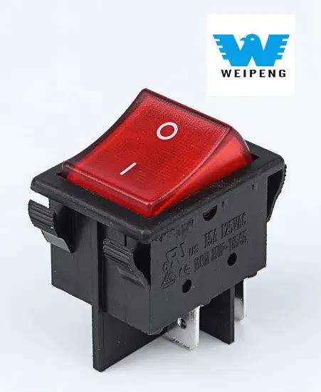 Gq Square Push Button Switch Rocker Switch For Water Dispenser With ENEC TUV UL Power Push