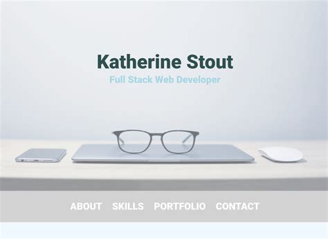 github katherinestout katstout reactportfolio