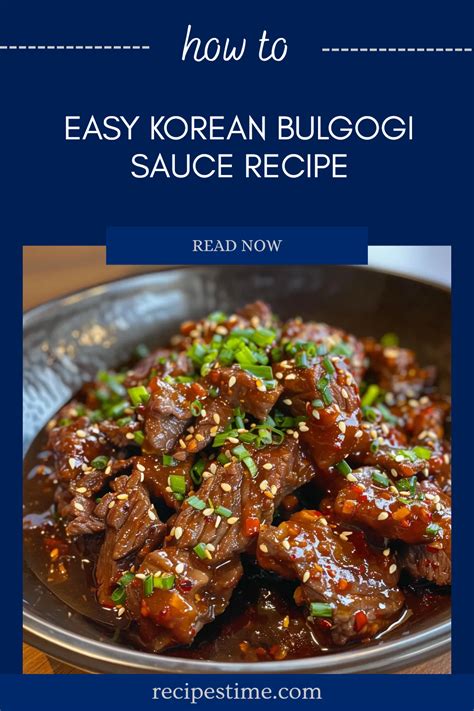 Bulgogi Sauce Korean Bbq Beef Sauce Recipe In 2025 Korean Bbq