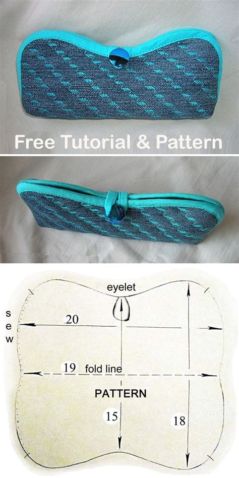Eyeglasses Case Tutorial And Pattern Eyeglass Cases Tutorial Leather