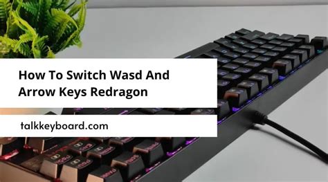 How To Switch Wasd And Arrow Keys Redragon