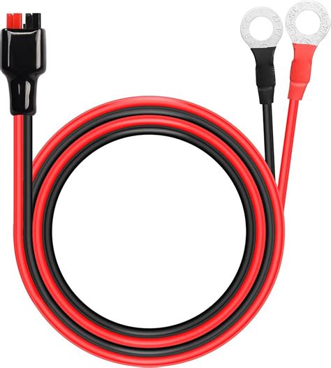 Pngknyocn O Ring Terminal To Battery Connector Cable 12awg 45a Connector And 8mm 0 3inch