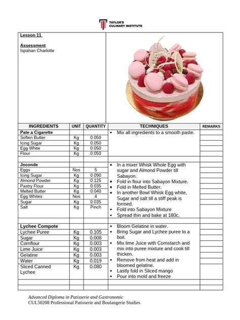 Adc Lesson 12 042025 Assessment Pdf Custard Desserts