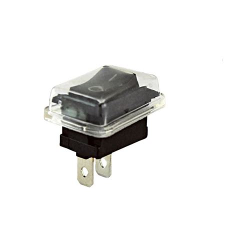 Клавишный влагозащищенный переключатель TDM YL-211-03 черный 2 ...