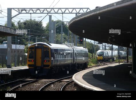 Northern Trains Express Sprinter Diesel Multiple Unit And Avanti West Coast Pendolino Electric