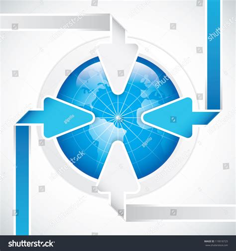 Infographic Arrow Diagram Chart Stock Illustration 119018725 Shutterstock