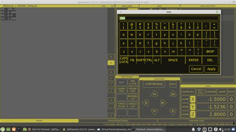 GUI For PlasmaC QtPlasmac Page LinuxCNC