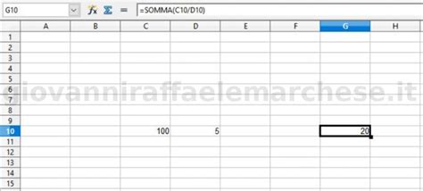 Come Usare Un Foglio Elettronico Le Basi Giovanni Raffaele Marchese Guide Informatiche E