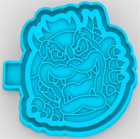 Stl File Bowser Mario Bross Mold Freshie Mold Silicone Mold・3d Printer